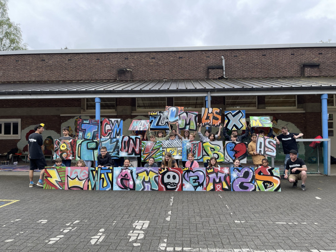 Graffiti workshop zesde leerjaar › Campus Kajee: basisschool, Internaat ...